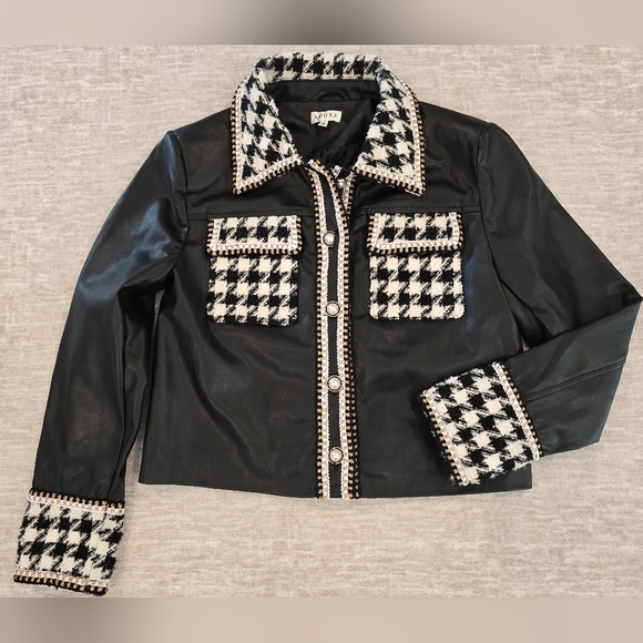 Adore | Jackets & Coats | Adore Faux Leather Jacket | Poshmark